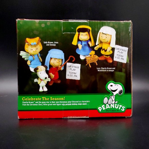 Peanuts | Toys | Peanuts Pageant Mini Figure Set With Play Stage ...